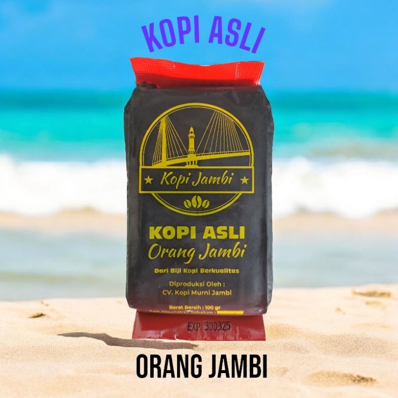 Jual KOPI ASLI ORANG JAMBI, BERAT 100 GRAM, KHAS OLEH-OLEH JAMBI/RASA ...