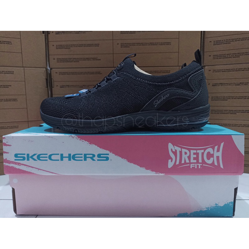 Jual Sepatu Skechers Active - Air Black Original PT MAP Resmi | Shopee ...