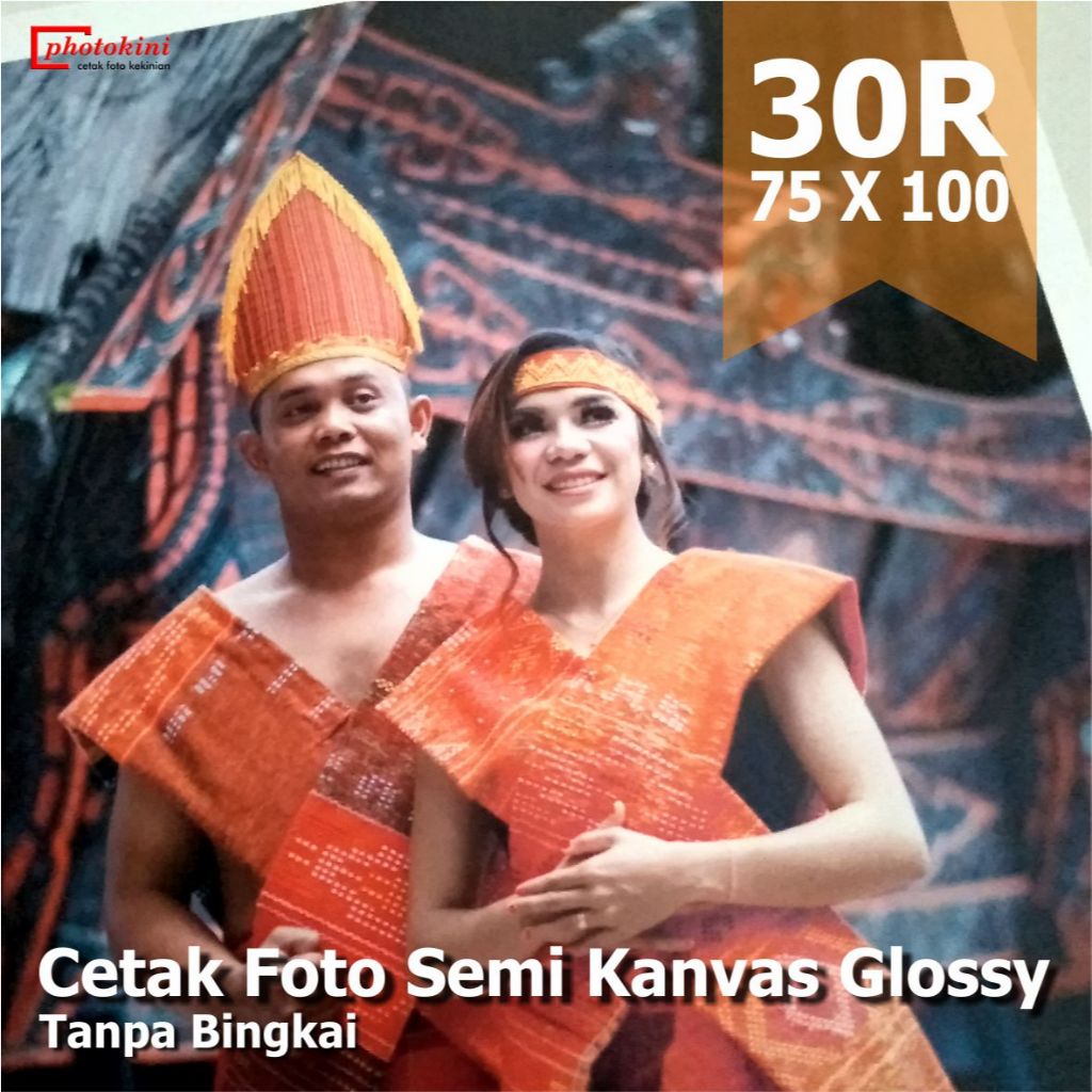 Jual Cetak Foto Photo Semi Kanvas Canvas Glossy 30R Tanpa Bingkai ...