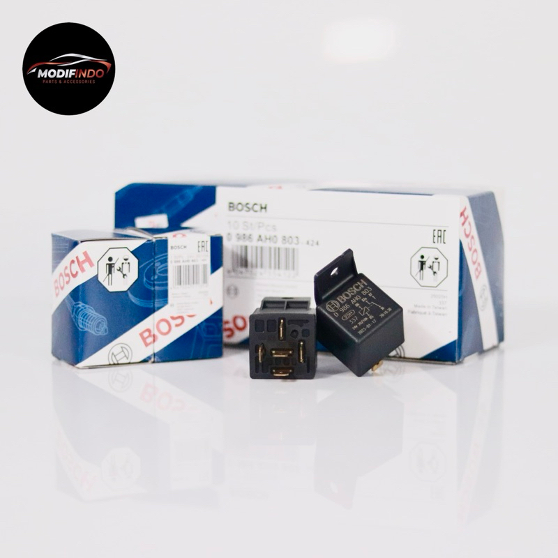 Jual Relay BOSCH 5 Kaki 24 Volt 20 / 10 Ampere 87A 0 986 AH0 803 Pemutus Arus Original | Shopee ...