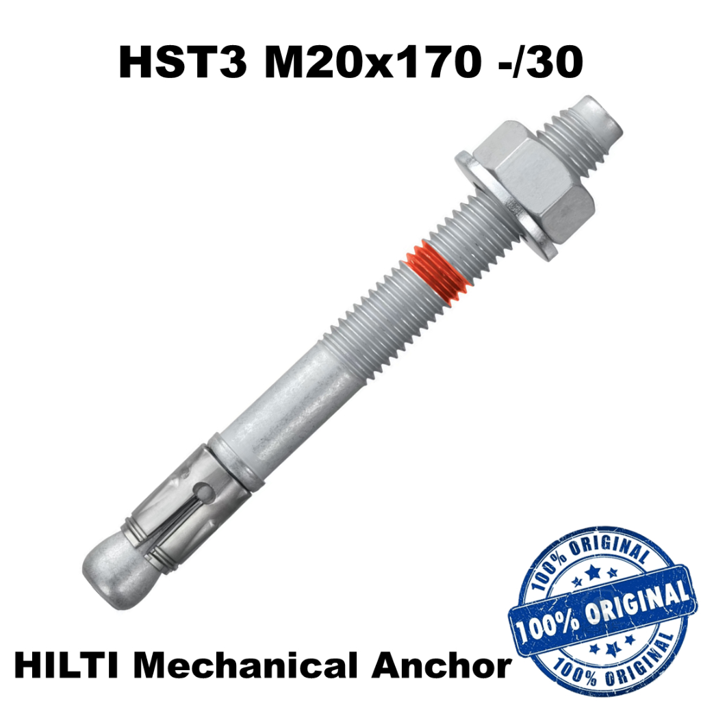 Jual DYNABOLT HILTI HST3 M20 X 170mm WEDGE ANCHOR Item Number 2105891 ...