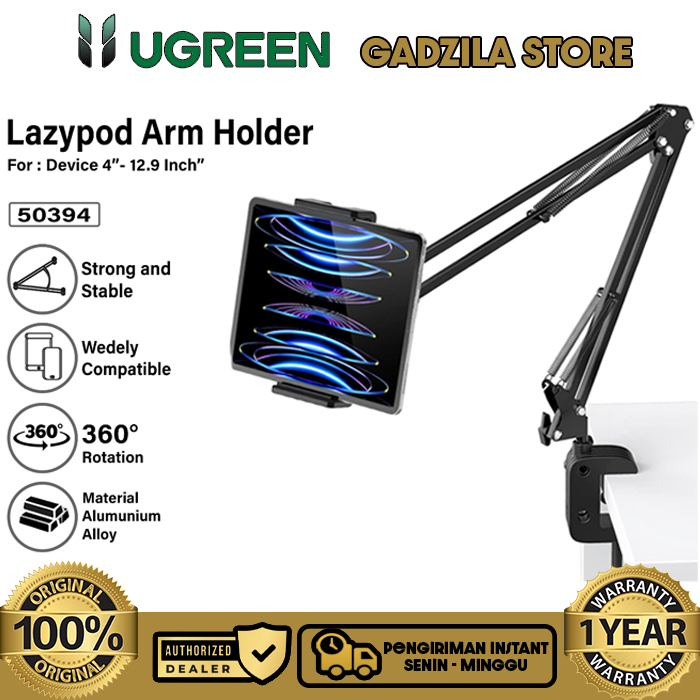 Jual UGREEN Lazypod Phone Holder Tripod Stand Jepit Meja 360° Dudukan ...
