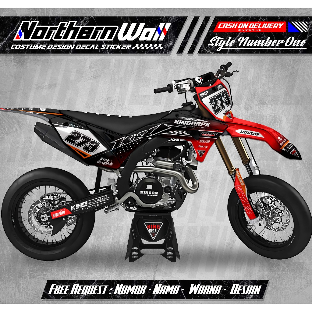 Jual DECAL KLX GORDON FULL BODY - STIKER GORDON - STIKER KLX - STIKER ...