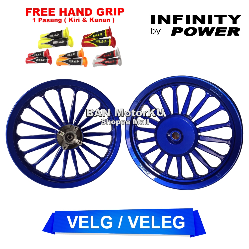 Jual POWER Infinity Velg Racing ukuran 185 & 215 Ring 14 Warna Biru ...