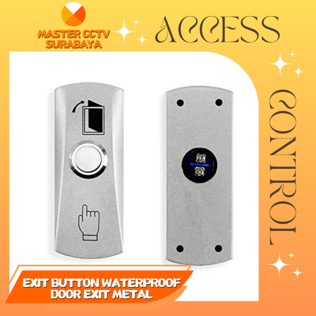Jual Exit Button Waterproof Door Exit Metal Tombol Exit Akses Door ...
