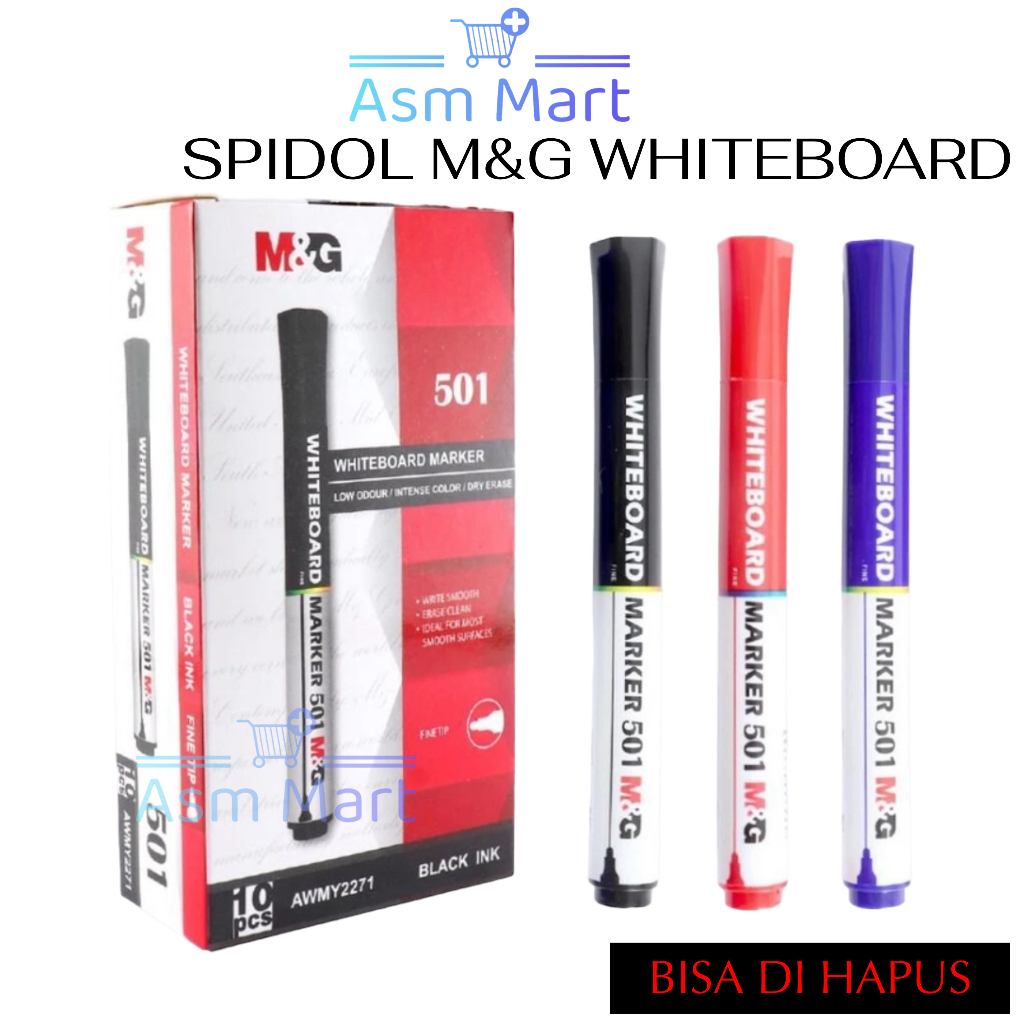 Jual ASM - ATK008 SPIDOL PAPAN TULIS BISA DI HAPUS / SPIDOL M&G ...