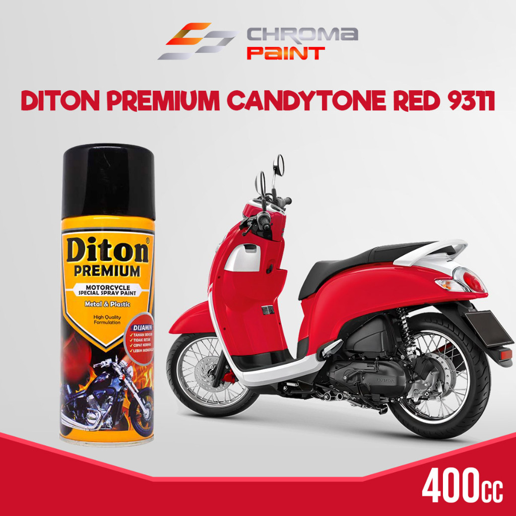 Jual Diton Premium Candytone Color Warna Merah - Candytone Red 9311 ...