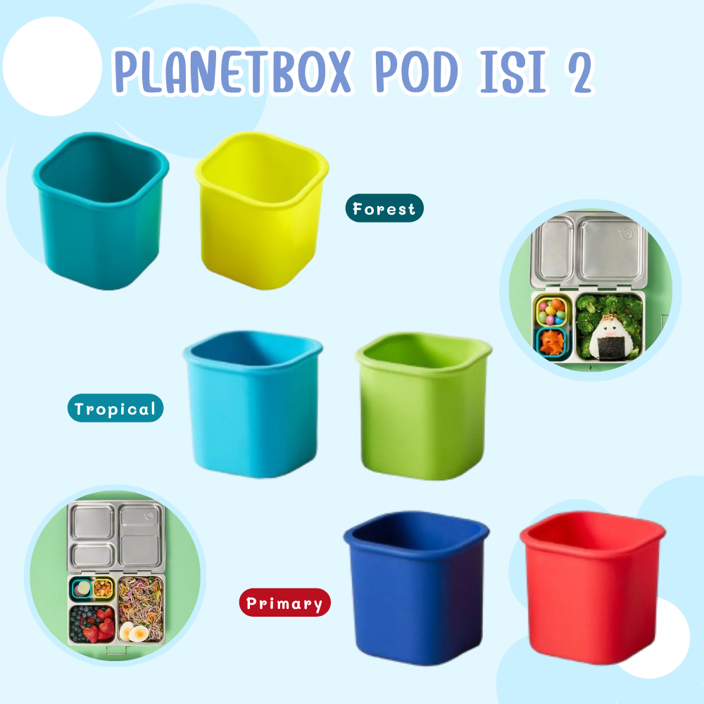 Jual PlanetBox Silicone Container si 2 - Aksesoris Planet Box | Shopee ...