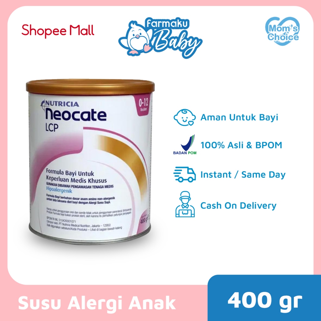 Jual Neocate LCP - Susu Formula Khusus untuk 0-12 Bulan - 400 gr ...