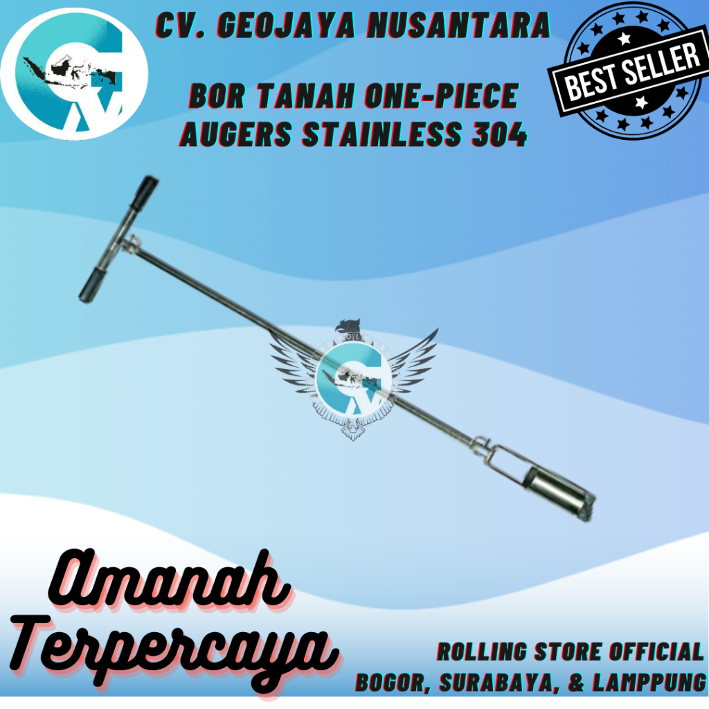 Jual RSO - Bor Tanah One-Piece Augers Stainless 304 Auger Teleskop ...