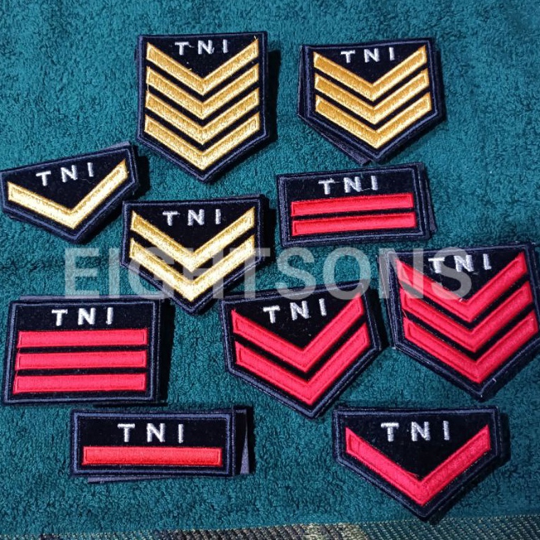 Jual KODE T4E Pangkat PDU Upacara TNI AD Tentara Prada Pratu Praka ...