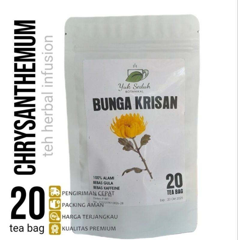 Jual TEH BUNGA KRISAN / CHRYSANTHEMUM TEA 20 tea bag *yuk seduh ...