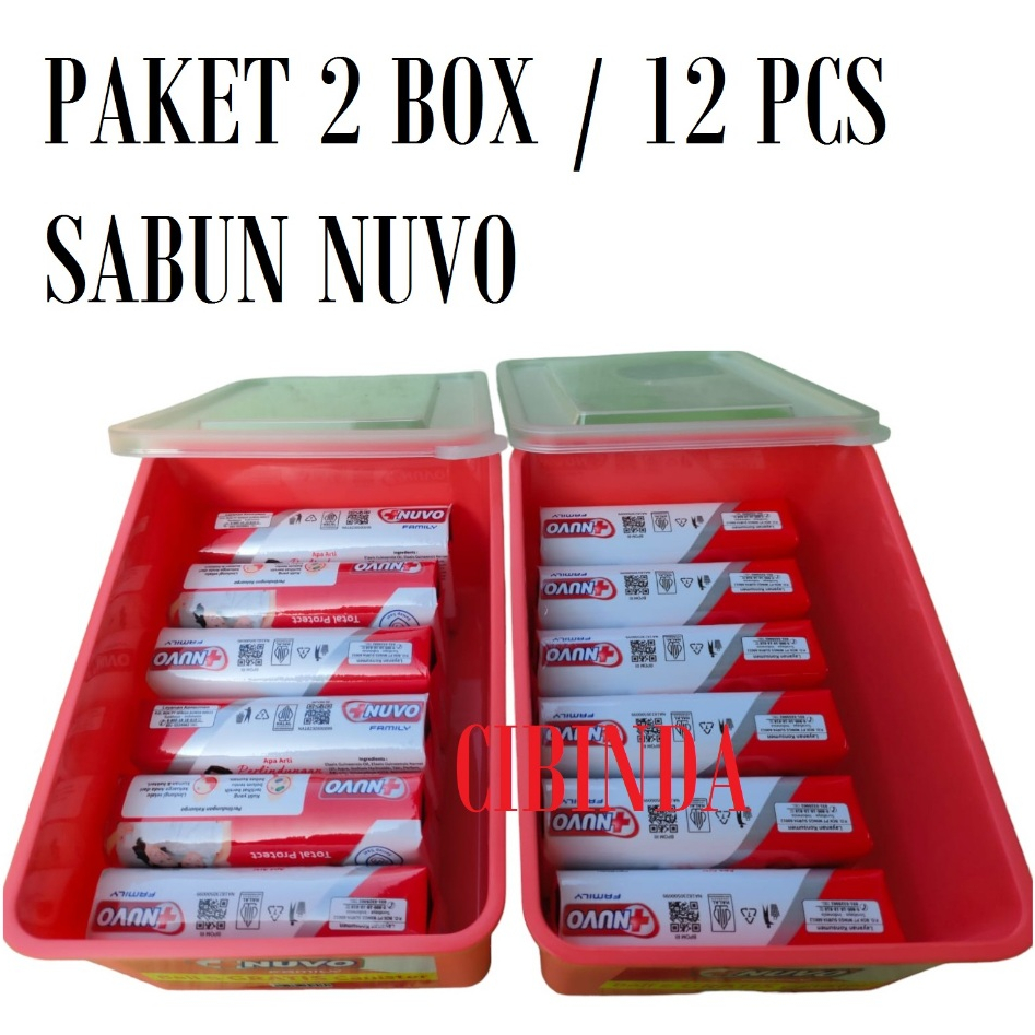Jual 2 Box Nuvo ( Isi Sabun 12 PCS) Varian Random (Free Packing DOBLE ...