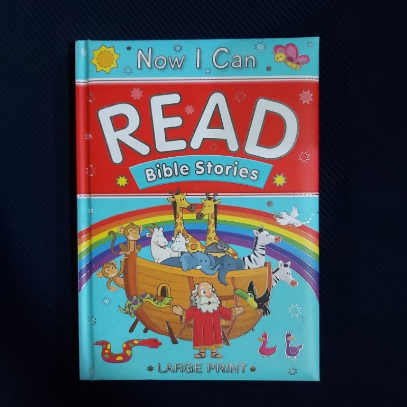 Jual Buku Original Now I Can Read Bible Stories LARGE PRINT | Shopee ...