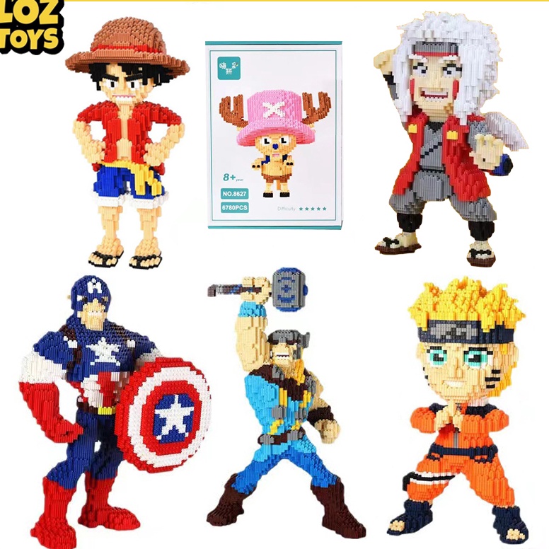 Jual KODE D28N LOZTOYS Nano Block Naruto Series Mainan Balok Susun DIY ...