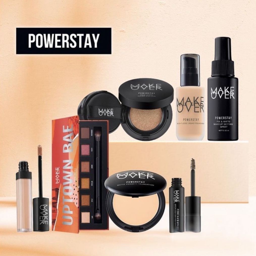 Jual BONANZA Make Over POWERSTAY SERIES Foundation Bedak Padat MAKE ...
