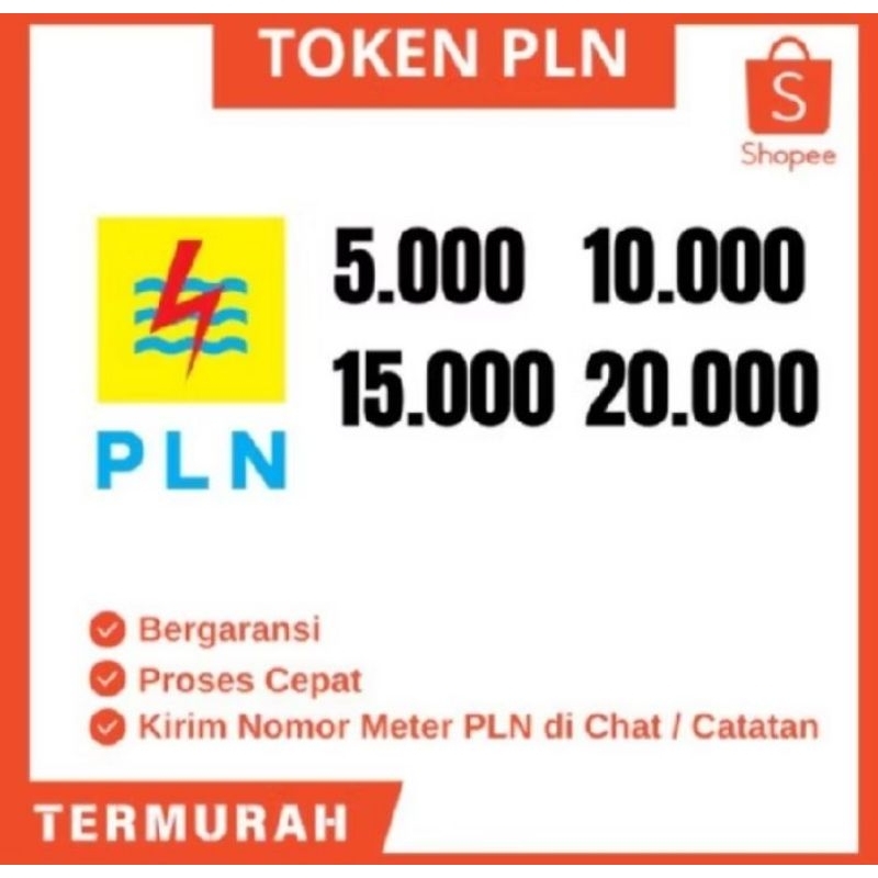 Jual TOKEN LISTRIK MURAH /PULSA LISTRIK 5K 10K 15K 20K HEMAT LANGSUNG ...