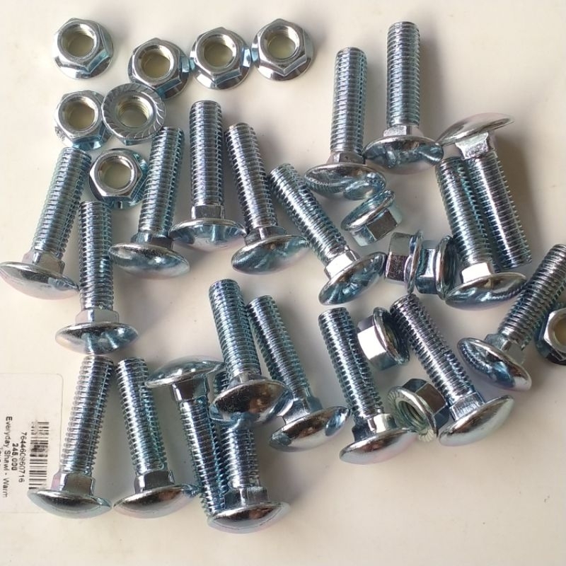 Jual baut cb baut payung m10x40 full drat universal finising zinc ...