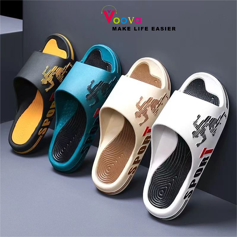 Jual VOOVA Sandal Santai Pria / Sandal Wanita / Sandal Rumah Anti Slip ...