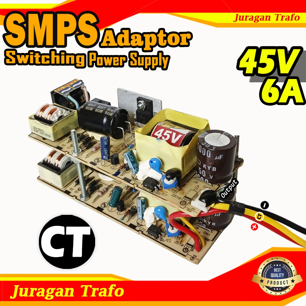 Jual Adaptor Power Supply SMPS 45V 6A CT Siap pakai | Shopee Indonesia