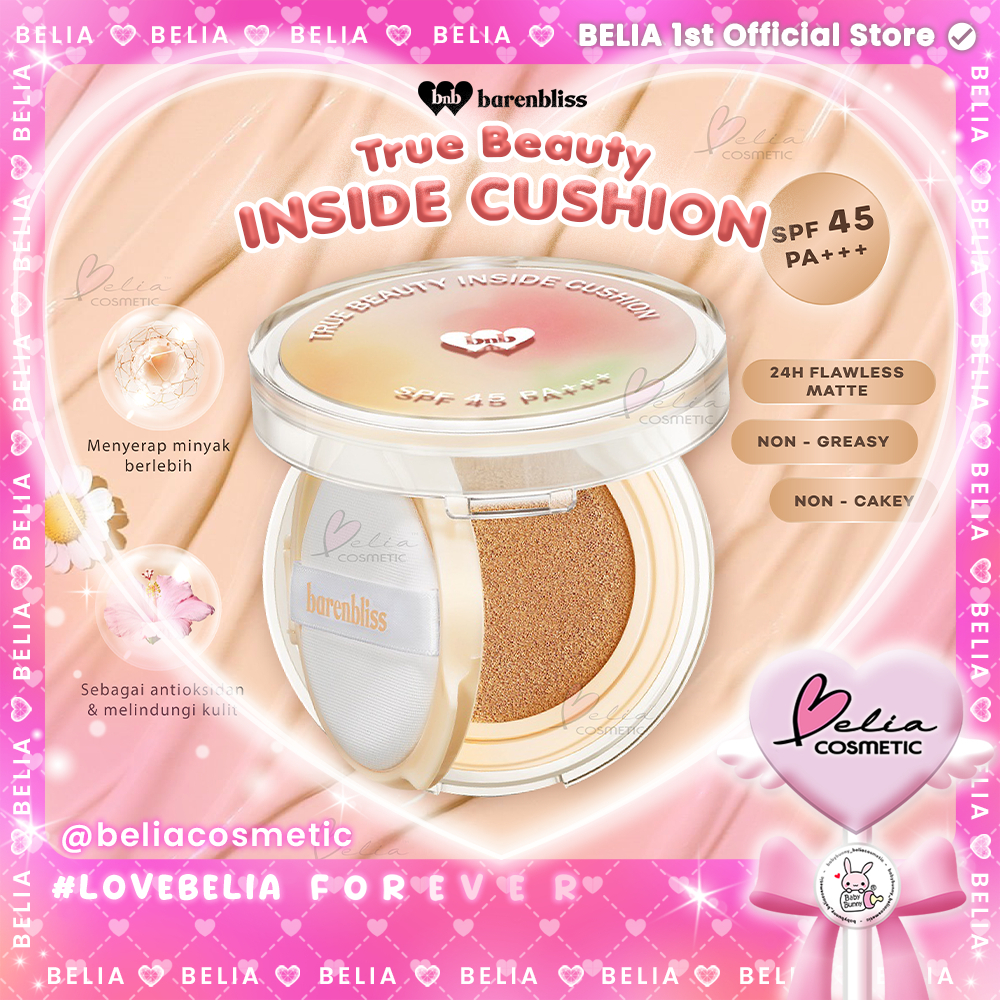 Jual BELIA BNB barenbliss Korean Bloomatte True Beauty Inside Cushion ...