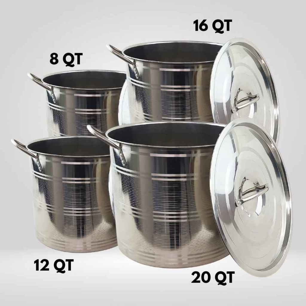 Jual TONG AIR Stokpot SANGAT TEBAL Panci Besar Stainless + Tutup Panci ...