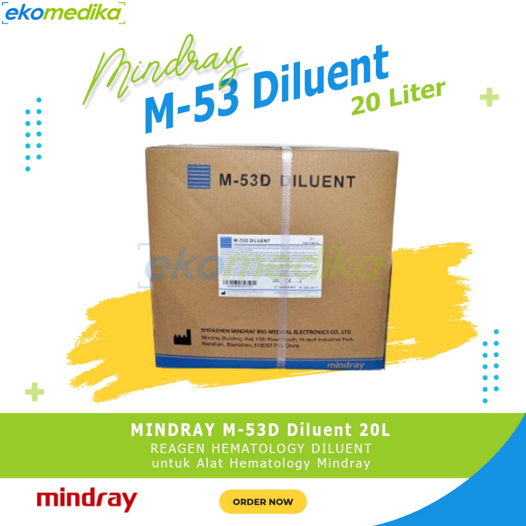 Jual MINDRAY M-53D Diluent / Reagen Hematology Mindray 5diff 20 Liter ...