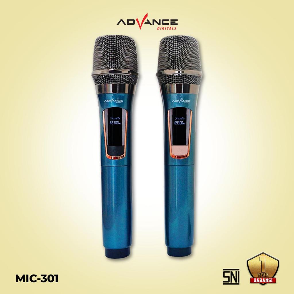 Jual Mic Wireless Advance Mic301 Mic202 mic201 mic203 mix karaoke ...