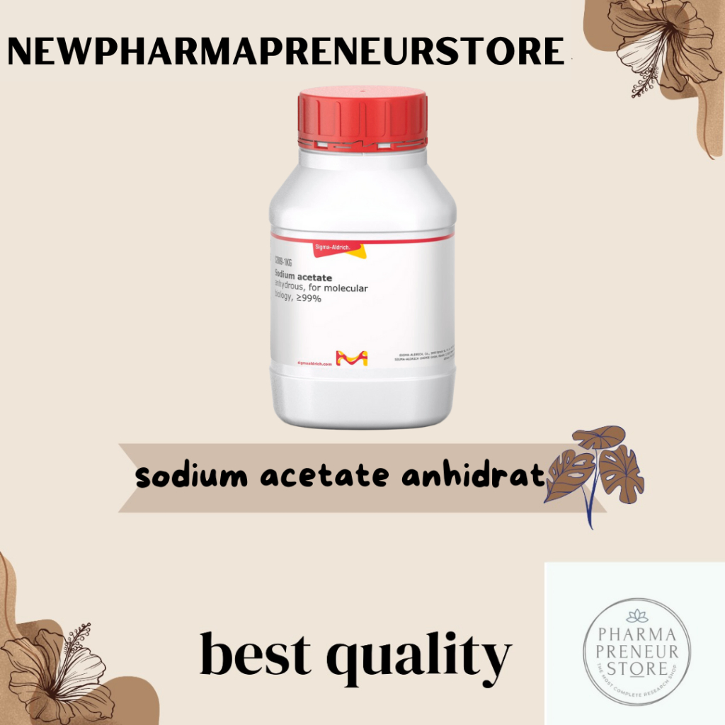 Jual SODIUM ACETATE ANHYDROUS / NATRIUM ASETAT ANHIDRAT PRO ANALISA PER ...