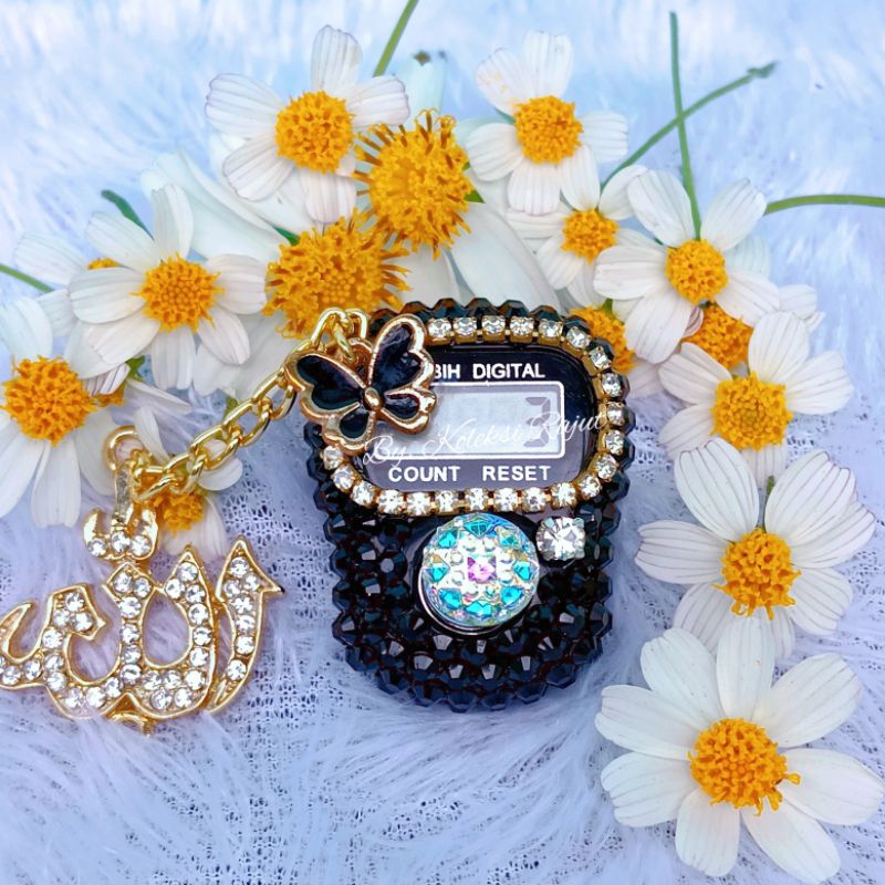 Jual Tasbih digital Swarovski "Lapadz Allah Diamond" Tasbih cantik ...