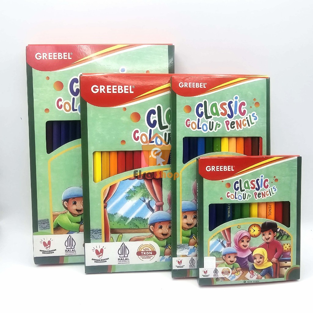Jual Pensil warna Greebel Edisi Halal - coloring pencil islamic halal ...