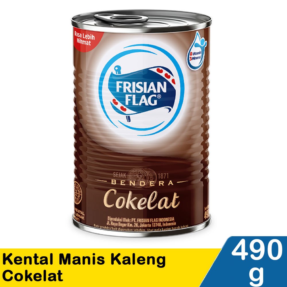 Jual Frisian Flag SKM Coklat Kaleng 490 gr | Shopee Indonesia