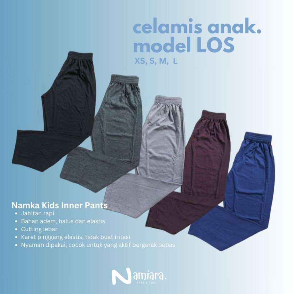 Jual Celamis Anak - Kids Inner Pants Premium model LOS size XS to L ...