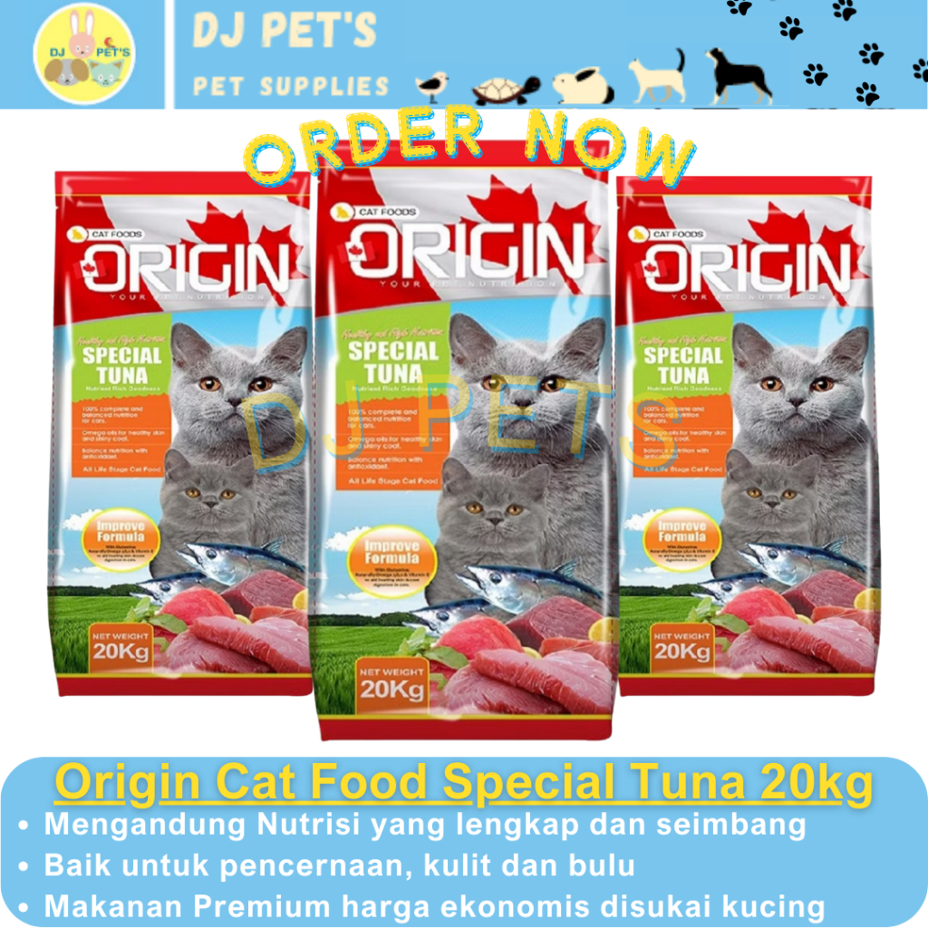 Jual Best In Show Maxi Origin Cat Food Special Tuna 20 kg makanan ...