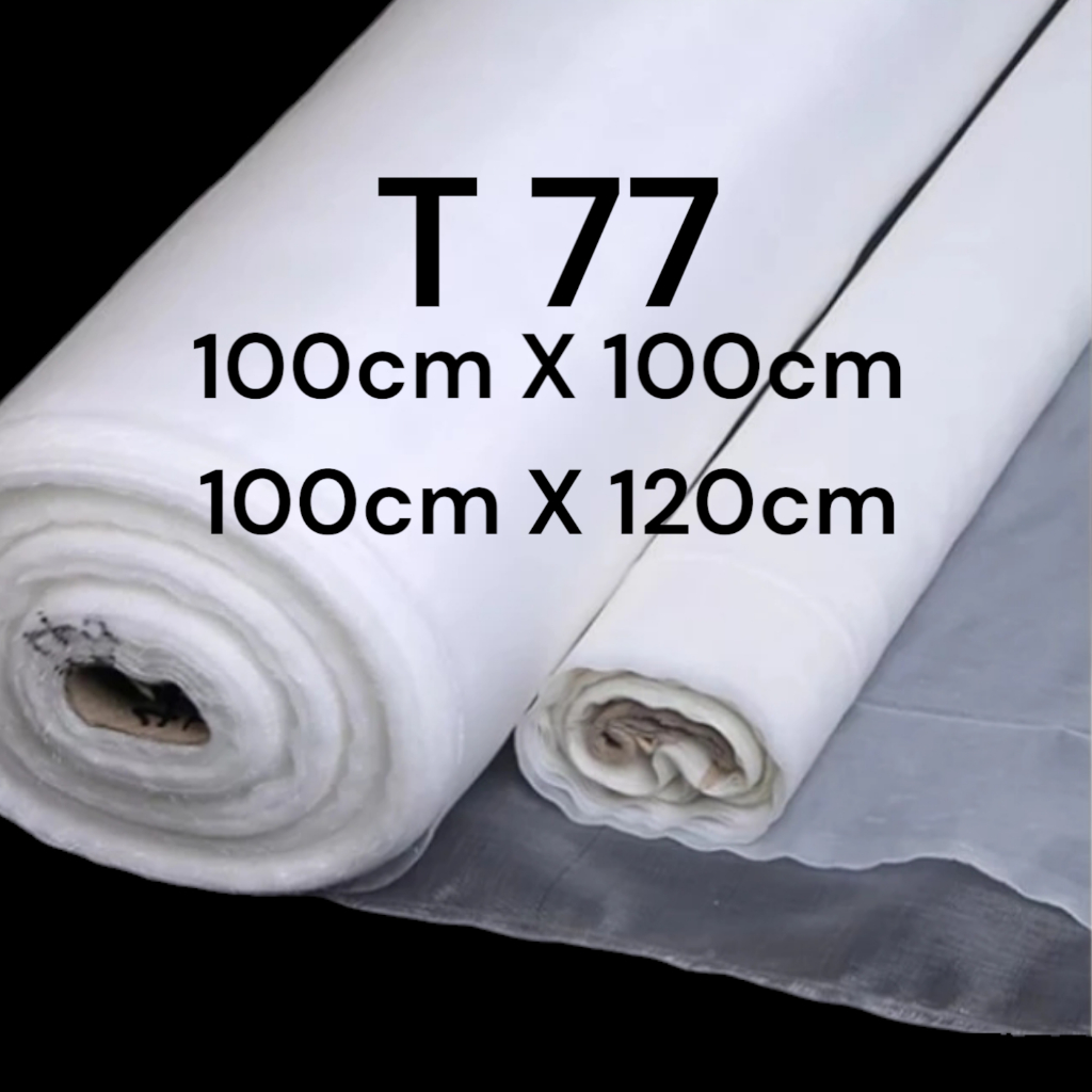 Jual kain monyl T77,kain screen sablon T77 Permeter(Ready Stok ...
