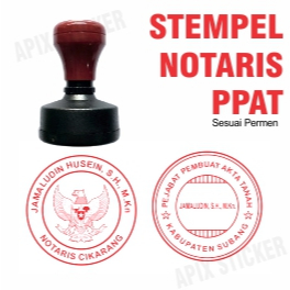 Jual Stempel PPAT / NOTARIS Sesuai Aturan Permen | Shopee Indonesia