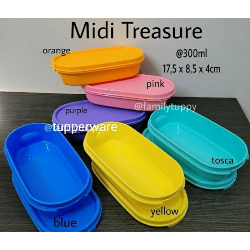 Jual SALE !! MIDI TREASURE TUPPERWARE - 300 ML HARGA SATUAN - TEMPAT ...