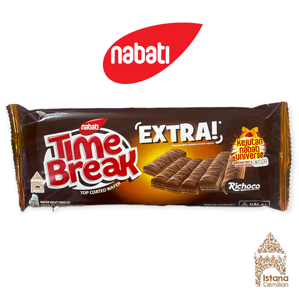 Jual Nabati Time Break EXTRA Wafer Cokelat 36 Gram | Shopee Indonesia