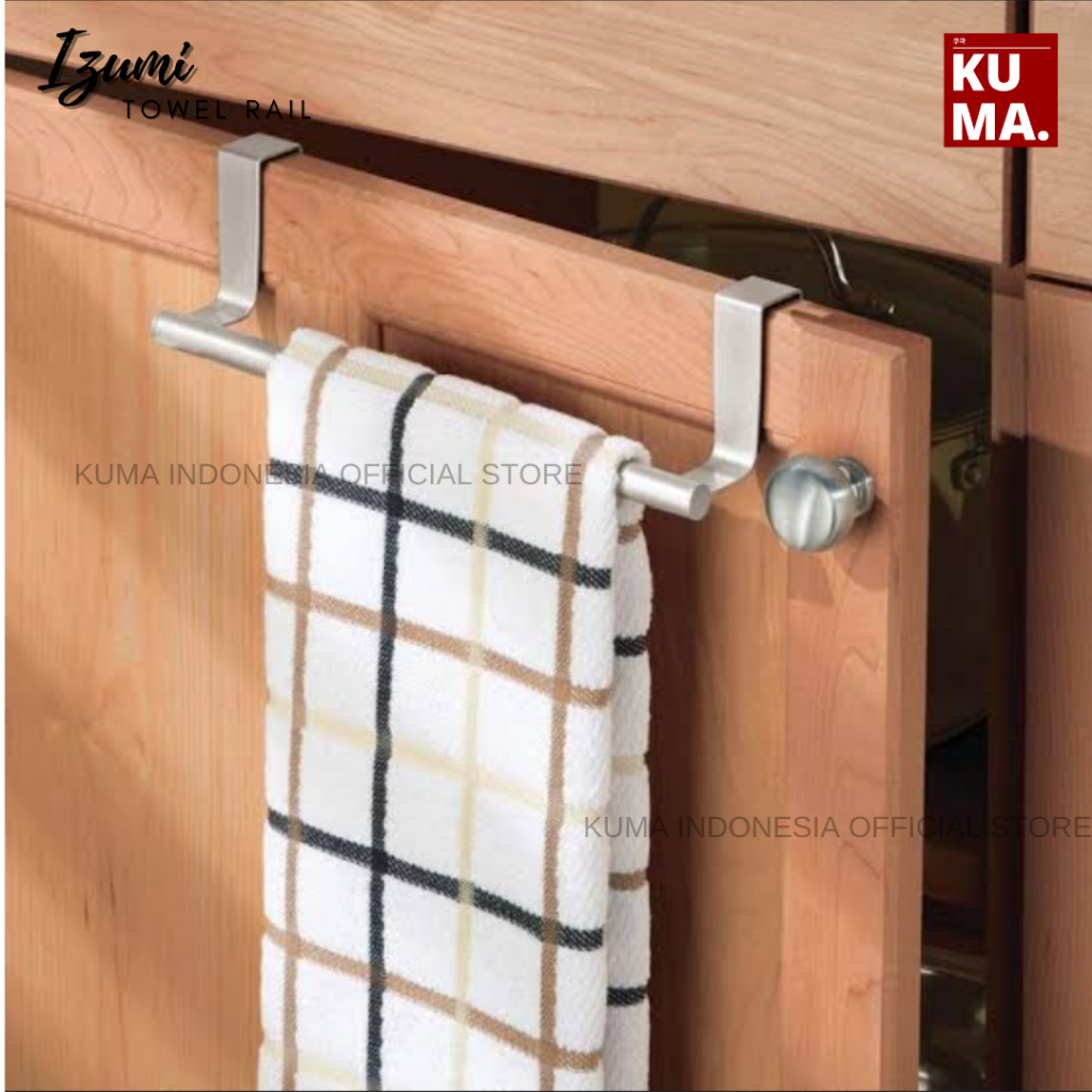 Jual KUMA Izumi Hanger Lap Dapur Gantungan Besi Cantolan Lemari Lap ...
