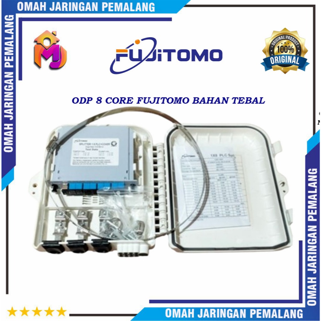 Jual ODP 8 Core + Passive 1:8 Fujitomo Bodi Lebih Kokoh/odp komplit | Shopee Indonesia
