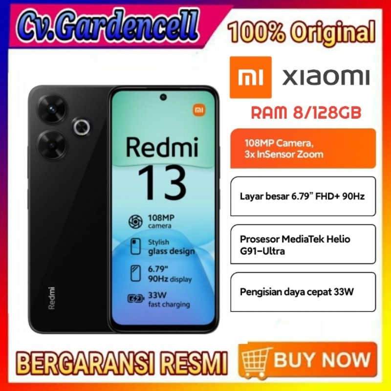 Jual Redmi 13 ram 8/128gb Garansi resmi | Shopee Indonesia