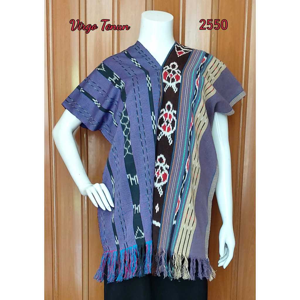 Jual RTW 2550 Top/blouse/atasan tenun Bajawa mixed tenun Alor, NTT ...