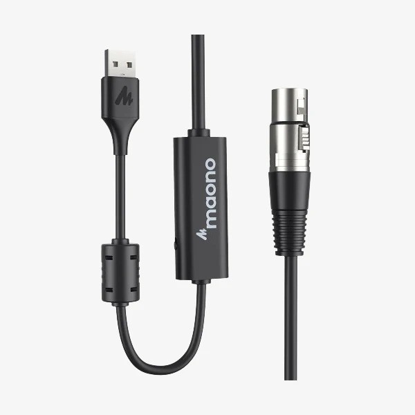 Jual MAONO AU-XU01 USB Male to XLR Female Microphone Cable Laptop ...