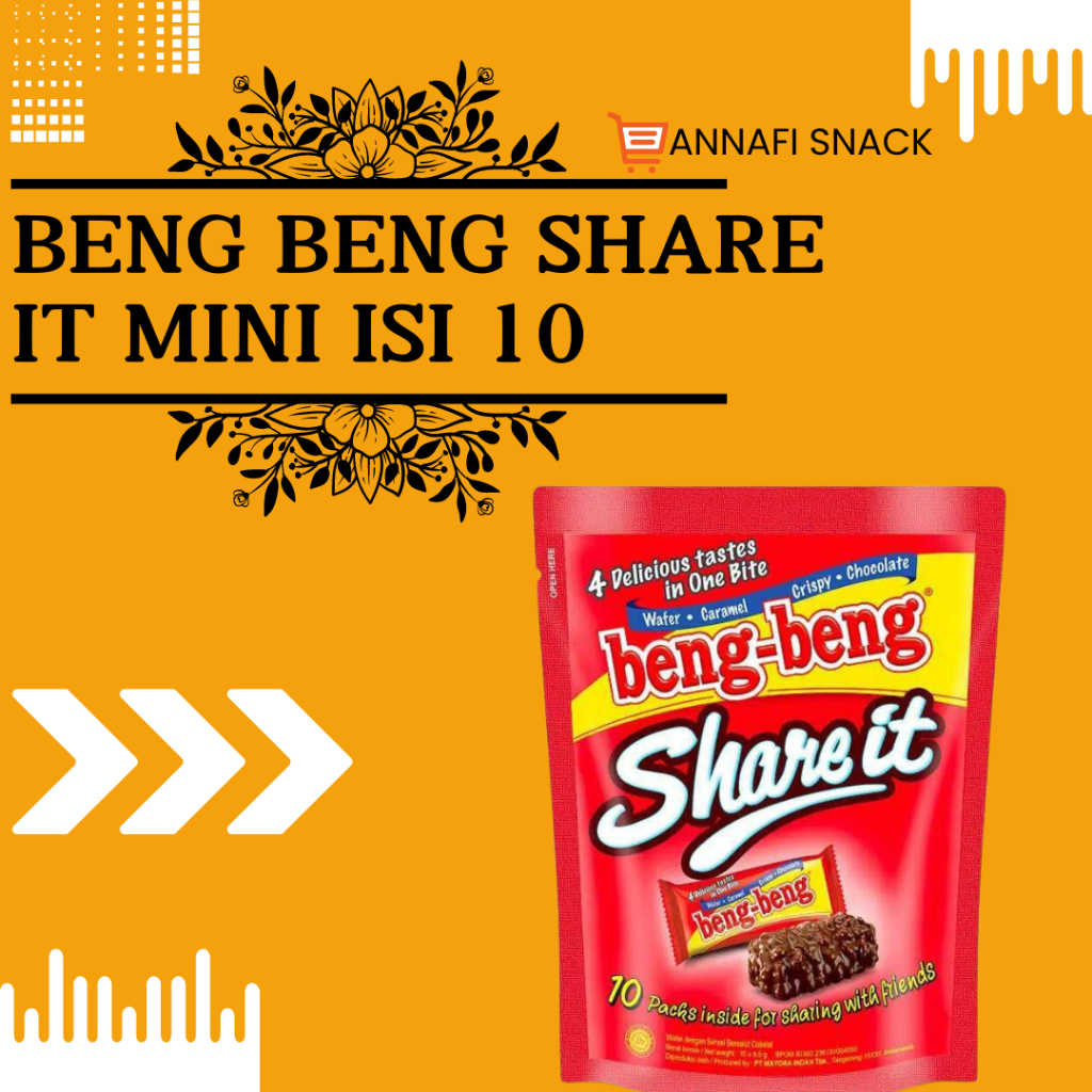 Jual BENG BENG SHARE IT MINI // WAFER CARAMEL CRISPY CHOCOLATE | Shopee ...