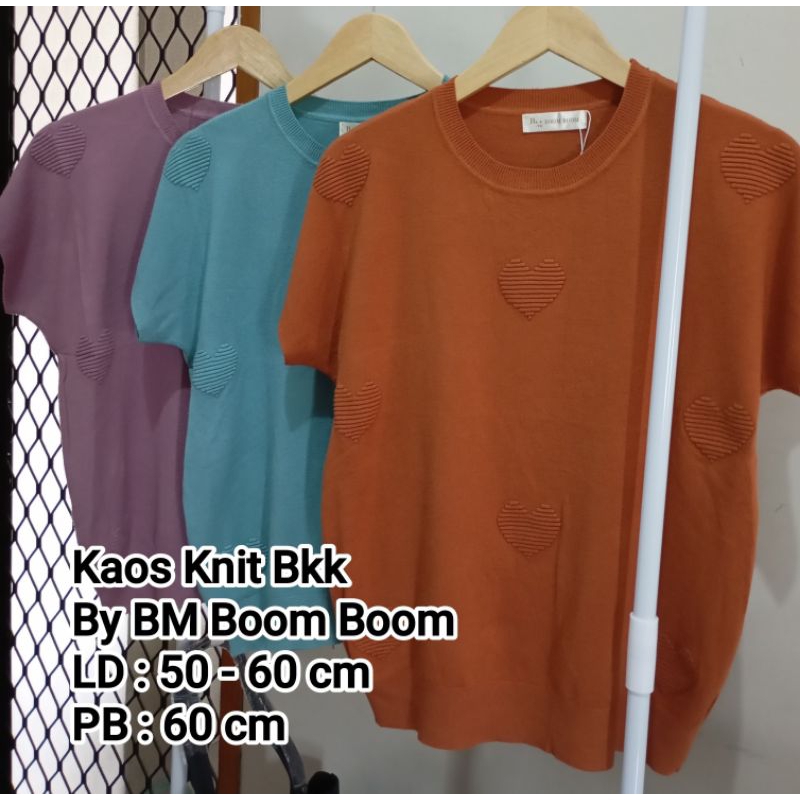 Jual Kaos Knit Bkk by BM Boom Boom | Shopee Indonesia