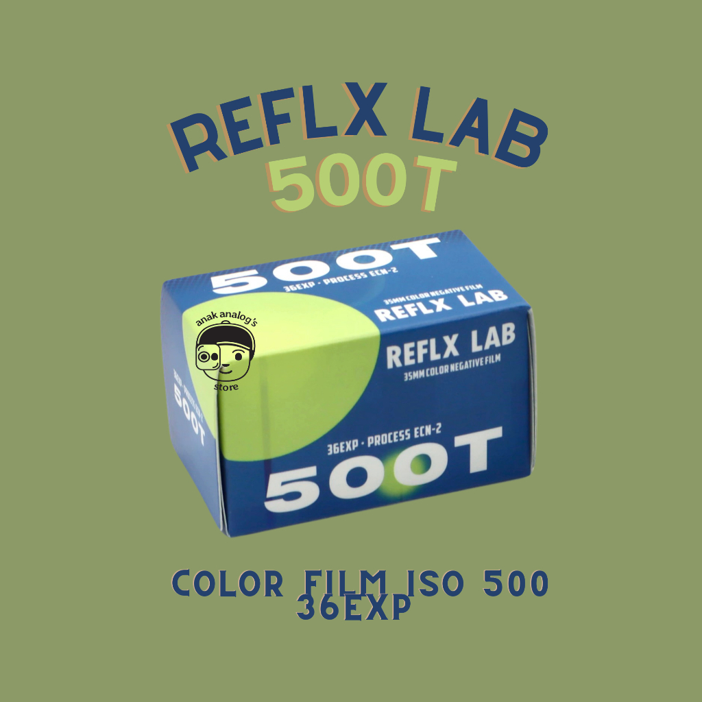 Jual Reflx Lab 500T Roll Film 35mm ISO 500 36exp Color Negative Film ...