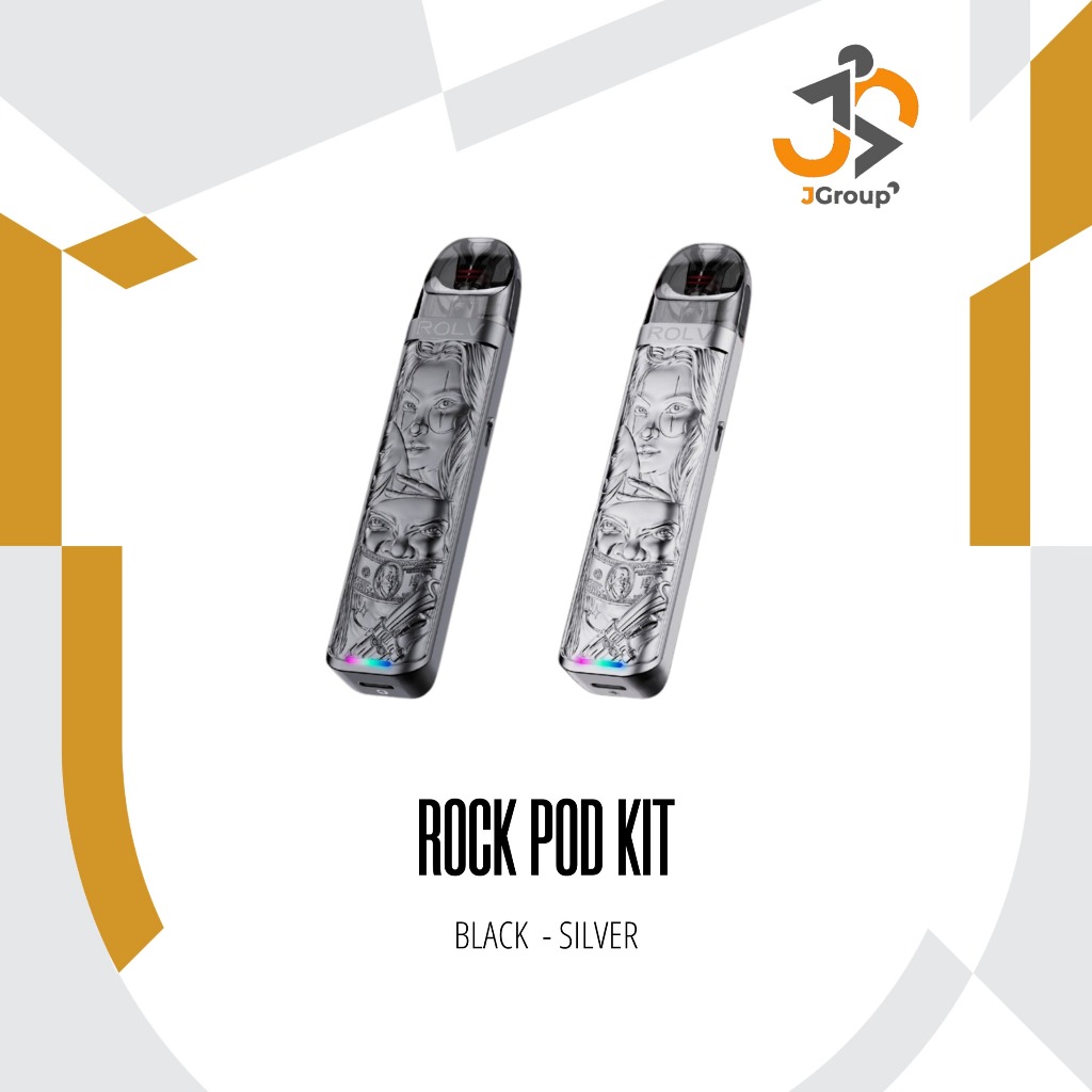 Jual ROCK POD KIT 800mAh AUTHENTIC BY SWEET & SMOOTH X ROLV | ROLV POD ...