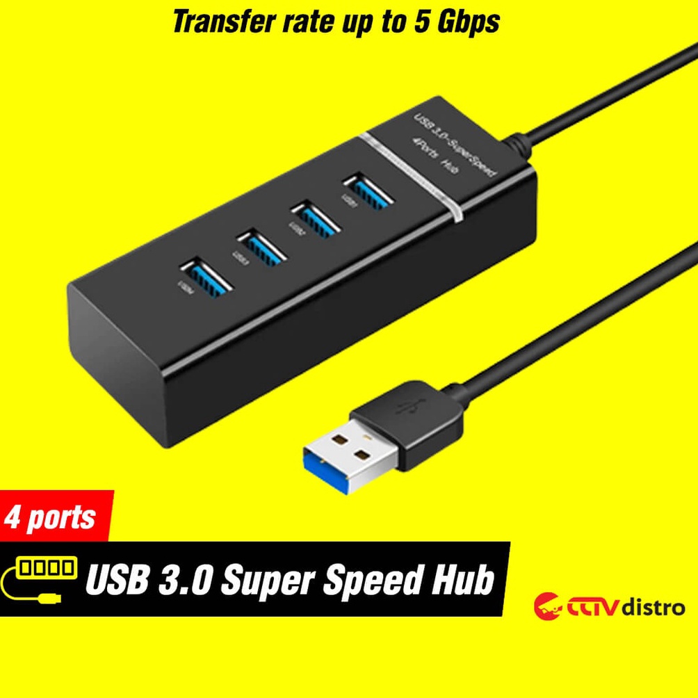Jual USB Hub High Speed 4 Port USB 3 2 Colokan USB3 PC Laptop Komputer ...