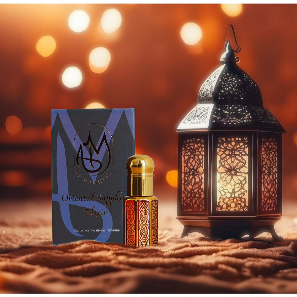 Jual Al Maghribi Arabic Perfume Oil - Oriental Sapphire Elixir for ...