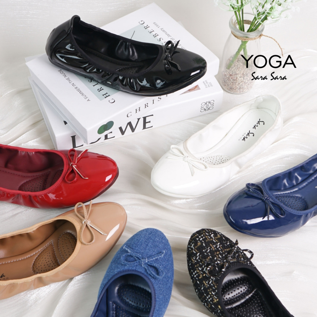 Jual SARA SARA STORE - Flatshoes Karet Wanita YOGA | sepatu balet ...